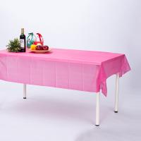 China Customizable PE Modern Party Tablecloth In Various Colors / Shapes for sale