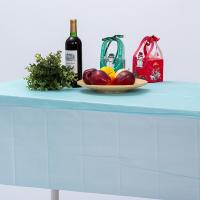 China 0.05mm Customizable PE Rectangular Party Table Cloths For Parties Hotels Weddings for sale