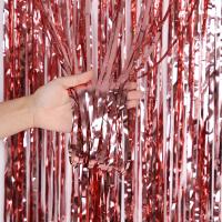 China Colorful Plastic Multi Color Wall Decor Fringe Curtain Backdrop Ribbon Enhancing Party Vibes With Surprising Fun for sale