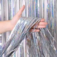 China Indoor / Outdoor Multi Color Laser Rain Curtain Wall Mounted Decoration For Holiday Festivals for sale
