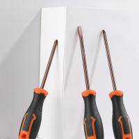 China S2 Chrome Vanadium Steel Magnetic Phillips Screwdriver with Non-Slip TPR Handle 1000PCS MOQ for sale
