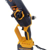 China 8 Inch 21V Rechargeable Lithium Ion Chainsaw 3.0Ah Battery Portable Tree Pruning for sale