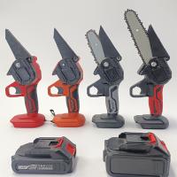 China 21V Cordless Mini Chainsaw 4 Inch 500W Lithium Battery Powered Alloy Chain for Pruning for sale