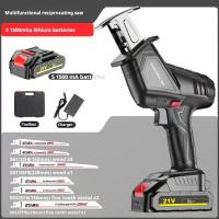 China 21V Rechargeable Portable Electric Saber Saw 50mm Cutting Depth Outdoor High Speed for sale