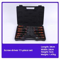 China High Frequency Heat Treatment 11PCS Magnetic Screwdriver Set Insulation for sale
