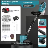 China Brushless Lithium Electric Lawn Mower 3000mAh 6000rpm Cordless Grass Cutter Lightweight for sale