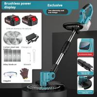 China Brushless Lithium Electric Lawn Mower 3000mAh 6000rpm Cordless Grass Cutter Lightweight for sale