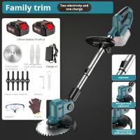China Brushless Lithium Electric Lawn Mower 3000mAh 6000rpm Cordless Grass Cutter Lightweight for sale