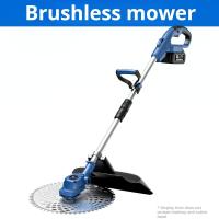 China 1380W Brushless Lithium Electric Lawn Mower 9000rpm SK-7 Alloy Saw Blade 21V for sale
