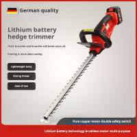 China DC21V Brushless Lithium Electric Hedge Cutter Machine Cutting Thickness 2.5cm for sale