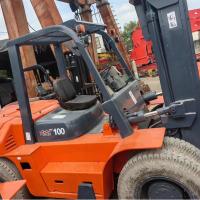 China Used 2 Ton Diesel Forklift 3m Lifting Height Hydraulic Fork Lift Truck 1500kg Capacity for sale