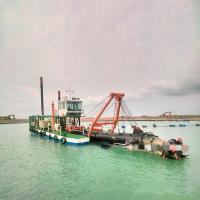 China 12m River Cleaning Dredger Vessel Sand Dredging Machine for sale