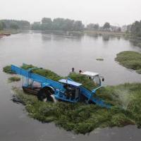 China 15 Tons Automatic River Cleaning And Mowing Boat With Lighting System For Night Operation for sale