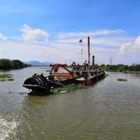 China 19 Ton Small River Dredging Vessel 250kw Motor 100 m3/h Capacity for sale