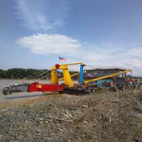 China 19 Ton Small River Dredging Vessel 250kw Motor 100 m3/h Capacity for sale