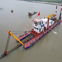 China 28 Tons Vessel Dredger 80m³ Hours 24 Meters Sand Dredging Machine for sale