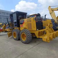 China Used Wheel Moto Grader 140kW 15400kg SC7H190.1G4 Engine Excellent Condition Low Price for Road Airport Farmland for sale