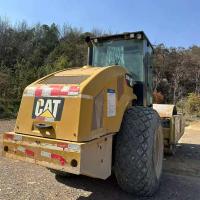 China Used Caterpillar CB54B 9 Ton Tandem Steel Wheel Road Roller 107KN Exciting Force for sale