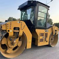 China Used Caterpillar CB54B 9 Ton Tandem Steel Wheel Road Roller 107KN Exciting Force for sale
