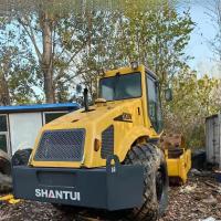 China Shantui Second-Hand Roller Machinery 20 Tons Single Steel Wheel Vibration Roller for sale