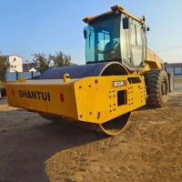 China Shantui SR36 Second-Hand 36 Tons Single Steel Wheel Roller With good Condition for sale
