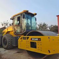 China Shantui SR36 Second-Hand 36 Tons Single Steel Wheel Roller With good Condition for sale