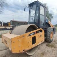 China Used Sany SSR220 Full Hydraulic Double Drive Single Steel Wheel Roller 22 Ton for sale