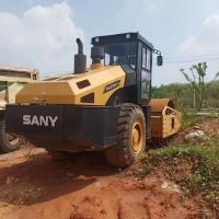 China Used Sany SSR220 Full Hydraulic Double Drive Single Steel Wheel Roller 22 Ton for sale