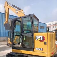 China Caterpillar CAT 305 Used Mini Crawler Excavator 6 Ton 5400 kg Working Weight for sale