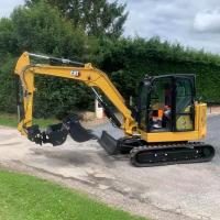 China Caterpillar 306 Used Excavator Crawler Digger 6175 kg Working Weight 34.9 kW Power for sale