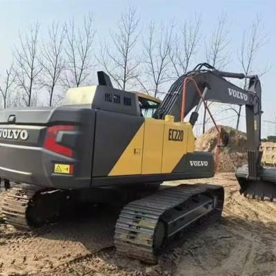 China Used Volvo EC220D Crawler Excavator 22 Ton Hydraulic Digger 123 kW Construction Machinery for sale