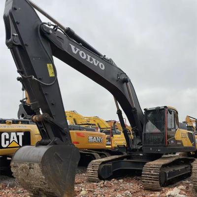 China Used Volvo 350 Excavator Hydraulic Crawler Digger 7480mm Digging Depth Construction Vehicle for sale