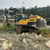 China Used Volvo 350 Excavator Hydraulic Crawler Digger 7480mm Digging Depth Construction Vehicle for sale