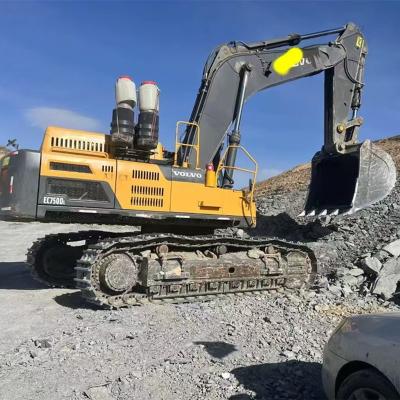 China Volvo 750 Used Crawler Excavator 75 Tons Super Large Excavator 7780mm Digging Depth for sale
