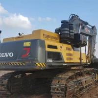 China Volvo 750 Used Crawler Excavator 75 Tons Super Large Excavator 7780mm Digging Depth for sale