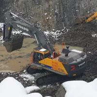 China Used Volvo 750DL Excavator Digging Machine 16.1L 7780mm Digging Depth for Sale for sale