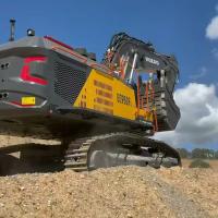 China Used Volvo EC950EL 95 Ton Large Excavator Track Hydraulic Digger 450kW for sale