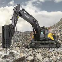 China Volvo Used Excavator 550 Crawler Digger Second Hand Machine Low Price for sale