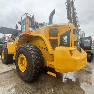 China Used Volvo L180G 180E 180F Wheel Front Loader 7190mm Length 2960mm Width Diesel Construction Machinery for sale