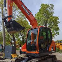 China Used Crawel Excavator Doosan DX75 Construction Digger Machinery With Perfect Performance for sale