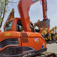 China Used Crawel Excavator Doosan DX75 Construction Digger Machinery With Perfect Performance for sale