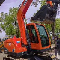 China Used Crawel Excavator Doosan DX75 Construction Digger Machinery With Perfect Performance for sale