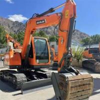 China Doosan DX75E Crawler Excavator Machinery 75Tons Used Doosan Digger for sale
