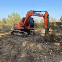 China Doosan DX75E Crawler Excavator Machinery 75Tons Used Doosan Digger for sale