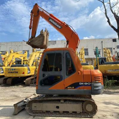 China Cheap Second-hand Doosan DX80 DX80-9C Diggers Used Crawler Excavators for sale
