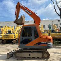 China Used Doosan DX80 8 Ton Hydraulic Crawler Excavator Second Hand Digger 6000mm for sale