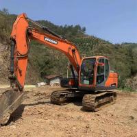 China Doosan DX150LC Used Excavator for Sale 6.2m Digging Depth 110kN Bucket Force for sale