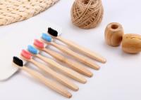 China Mini Eco Bamboo Toothbrush 14.5cm Sustainable Bamboo Toothbrush for sale
