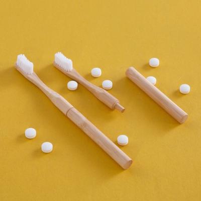 China OEM Dental Toothpaste Tablets Natural Teeth Whitening Plastic Free Eco Friendly for sale