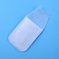 China Purple Textured Teeth Wipes Peppermint Disposable Dental Cleaning Wipes MSDS for sale